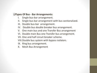BUS BAR ARRANGEMENT For power system Design.ppt