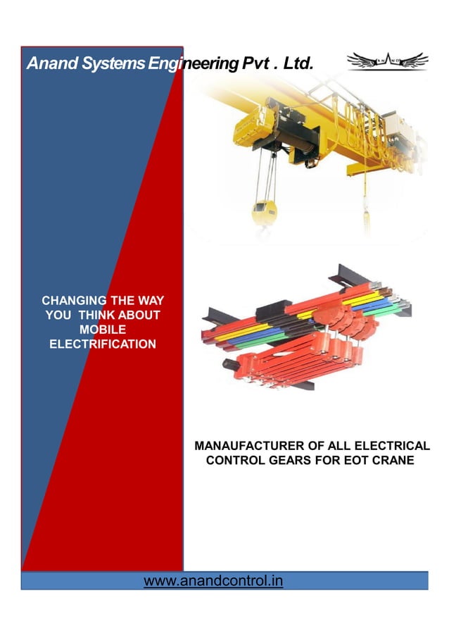 Manufacturer of all Electric Control Gears for EOT Crane | PDF