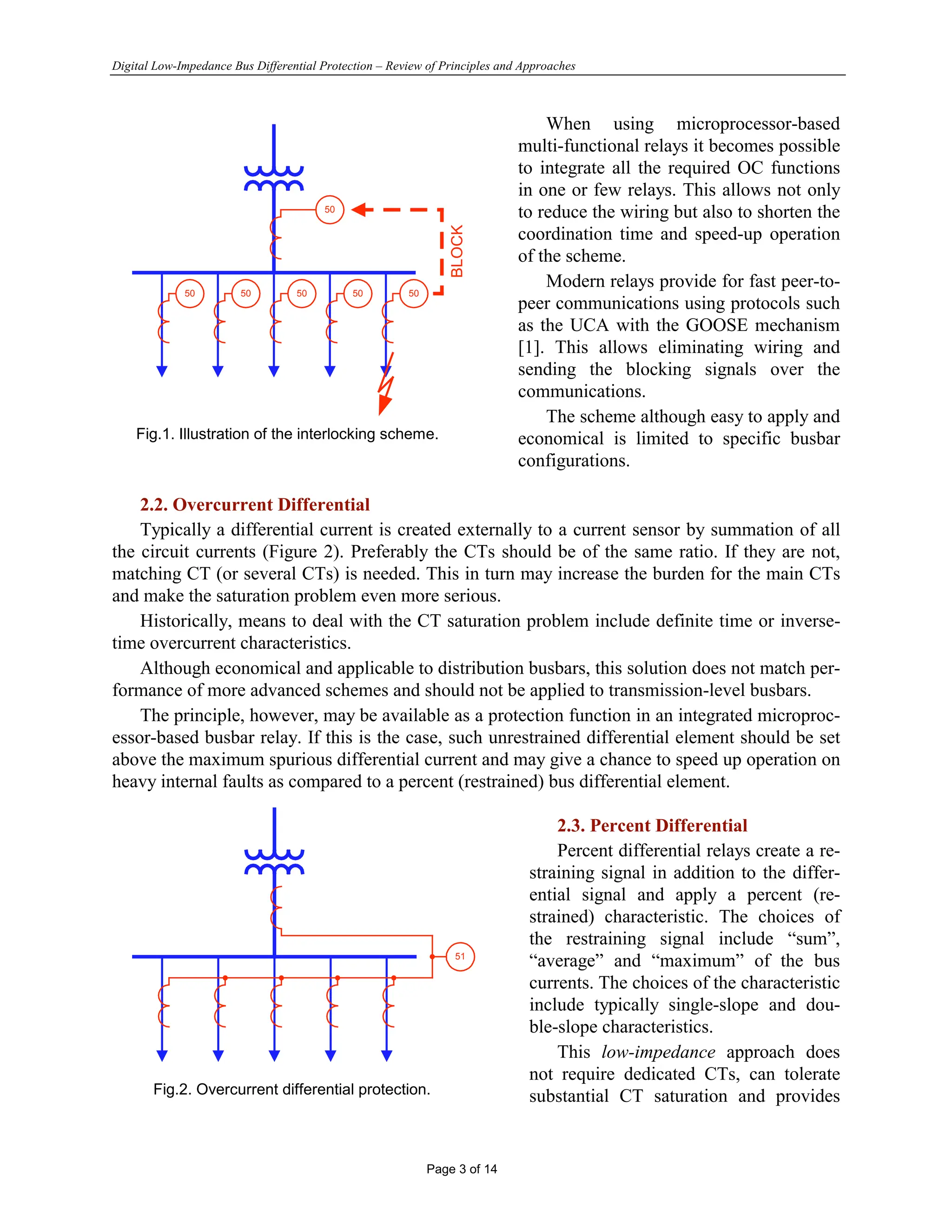 Digital Low Impedance Bus Differential Protection | PDF
