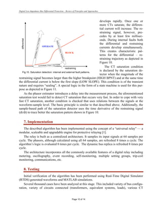 Digital Low Impedance Bus Differential Protection | PDF