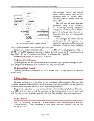 Digital Low Impedance Bus Differential Protection | PDF