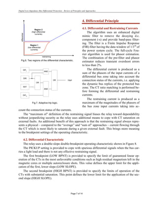 Digital Low Impedance Bus Differential Protection | PDF