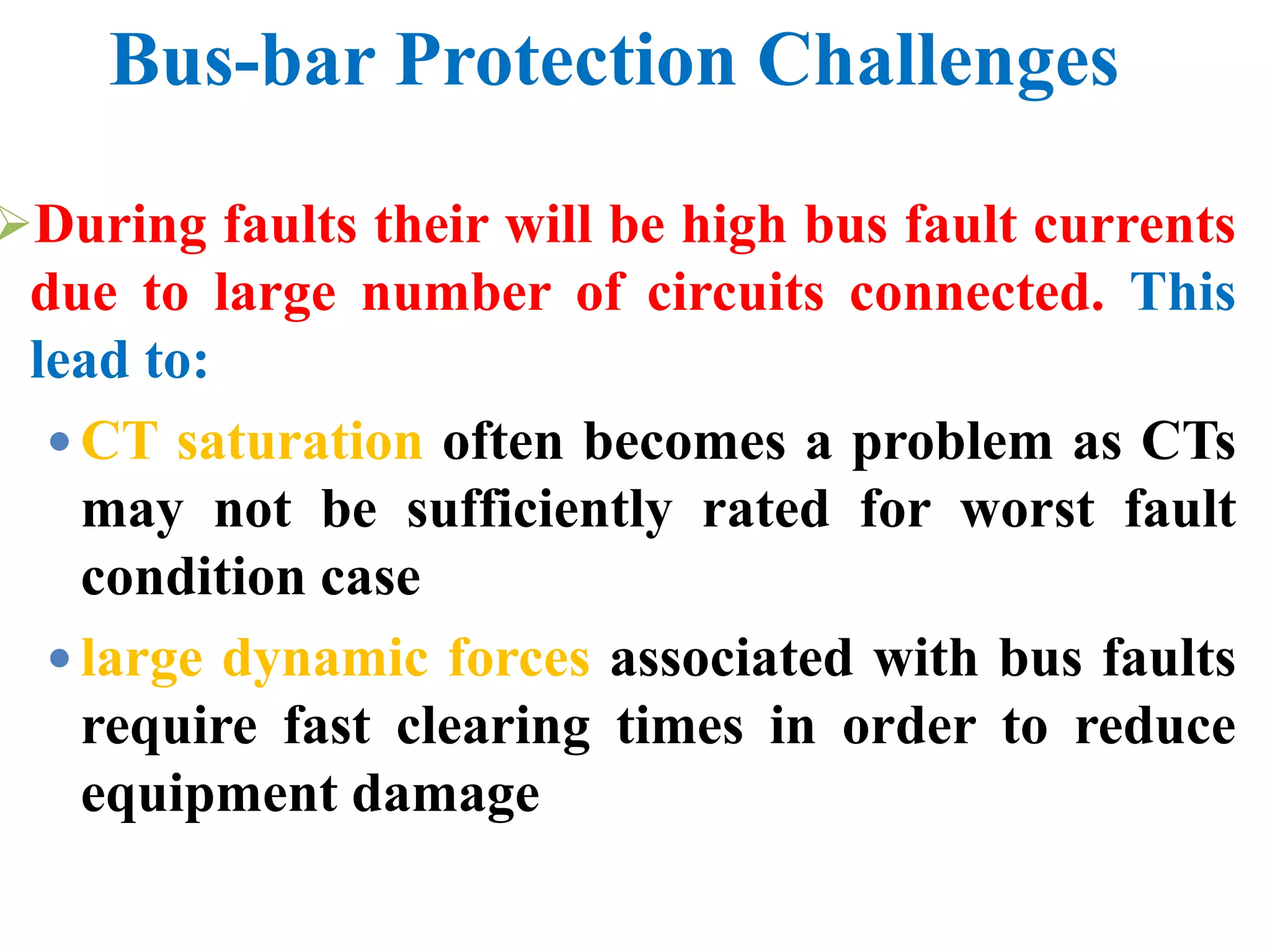 Busbar protection LEC 1 | PPTX