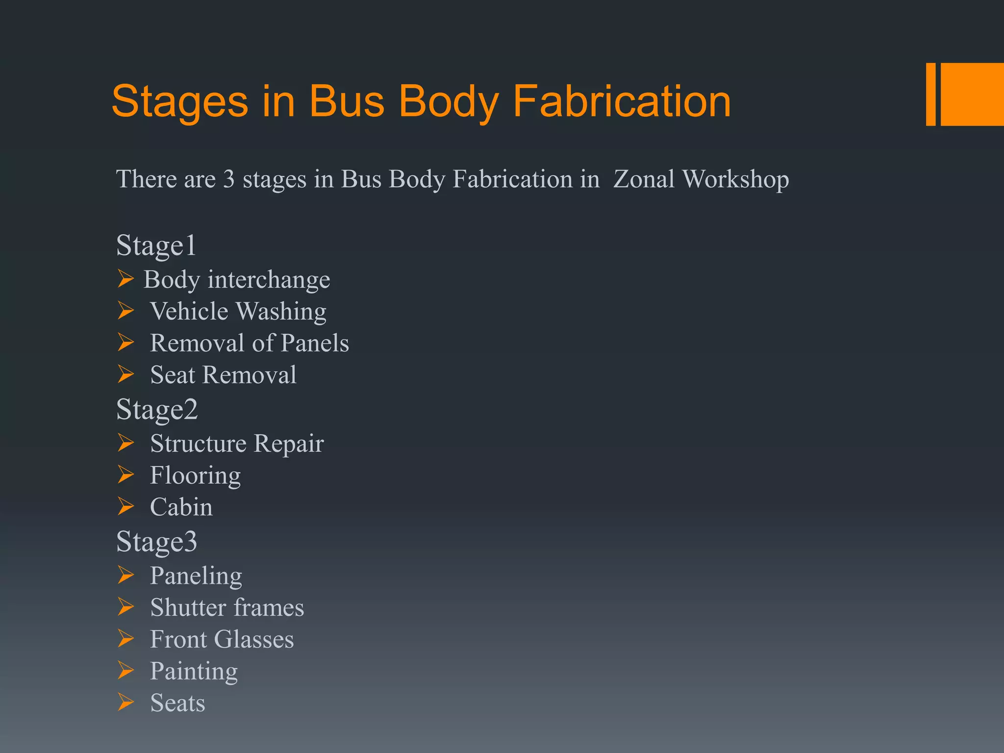 Bus body fabrication- Design & Analysis | PPTX