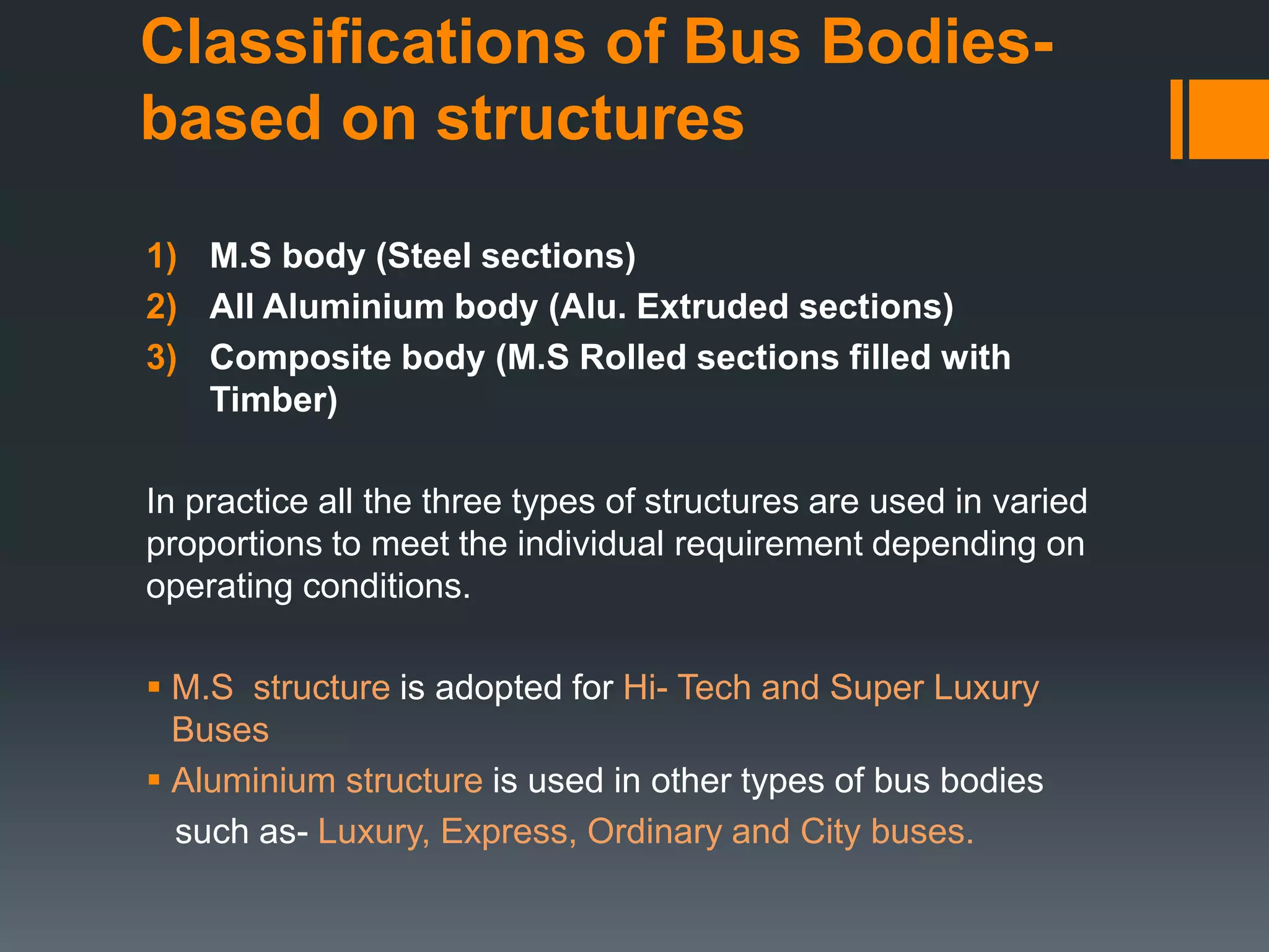 Bus body fabrication- Design & Analysis | PPTX