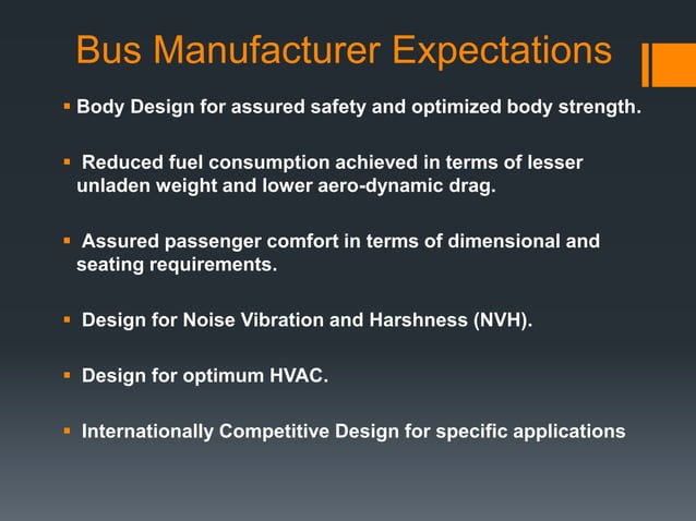 Bus body fabrication- Design & Analysis | PPTX