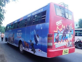 FOUR SQUARE MEDIA SERVICES BUS BRANDING | PPTX