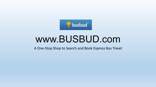 BusBud Slideshare Pres | PPT