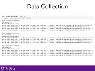 Bus Analytics Toolkit Demo | PDF