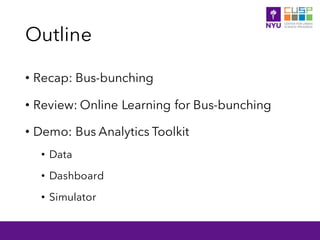 Bus Analytics Toolkit Demo | PDF