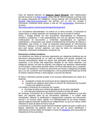 Buscadores y metabuscadores | PDF