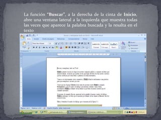 Buscar y reemplazar texto en word | PPTX
