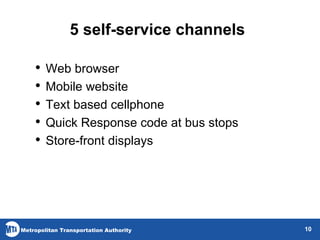 MTA Bus Customer Information Systems | PPT