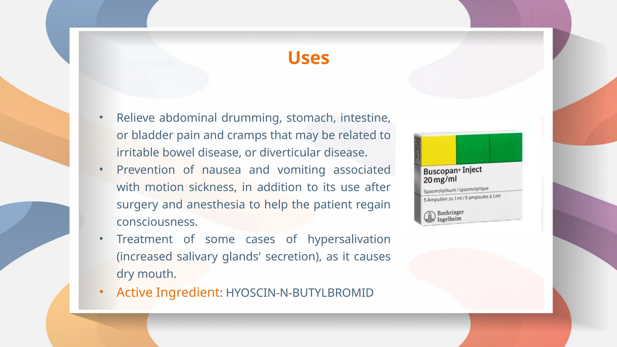 Overview about BUSCOPAN 20MG - ML 6 AMP.pptx