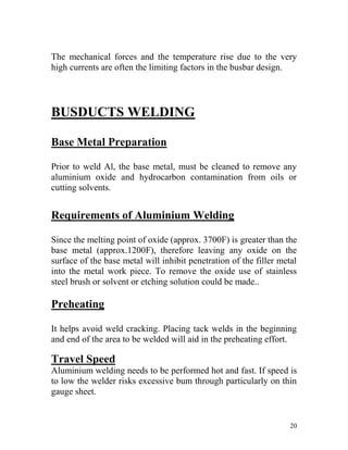 Bus duct fabrication | DOCX