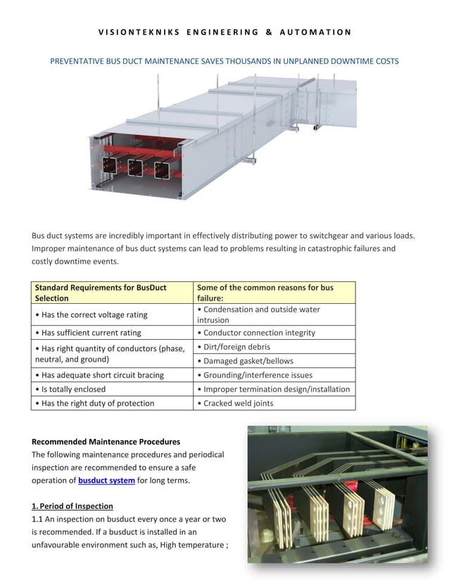 HT & LT Bus Ducts Manufacturer in Telangana and Andhra Pradesh | PDF
