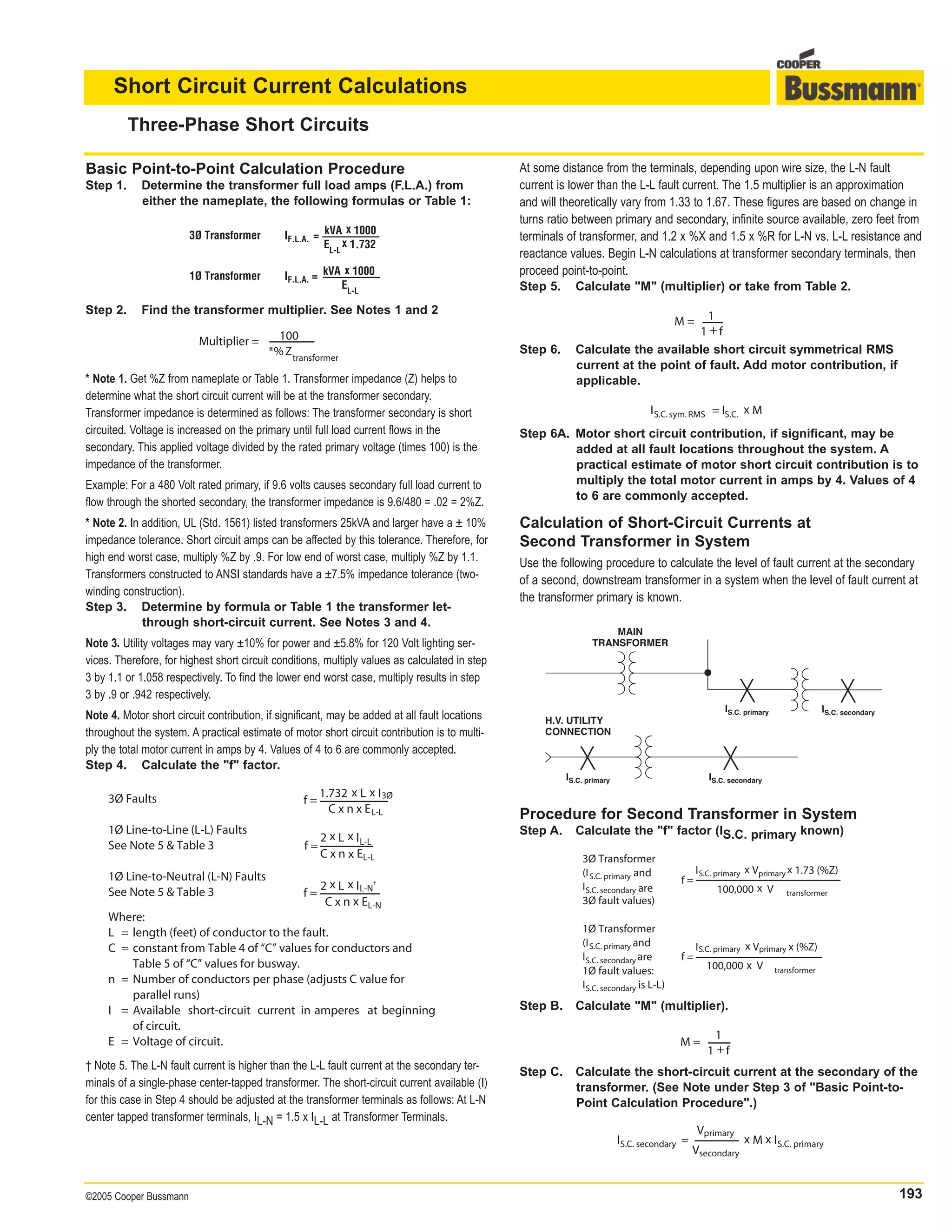 Bus ele tech_lib_short_circuit_current_calculations (1) | PDF