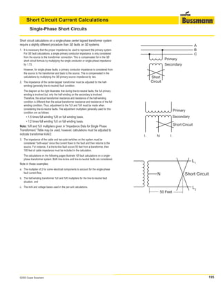 Bus ele tech_lib_short_circuit_current_calculations (1) | PDF