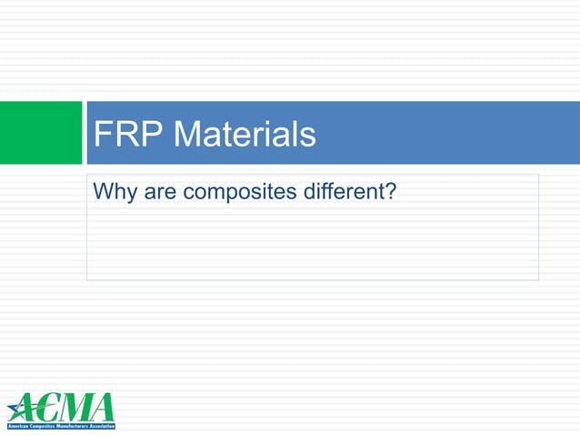 Fiber Reinforced Polymer (Frp) Composites Rebar | PPTX | Civil ...