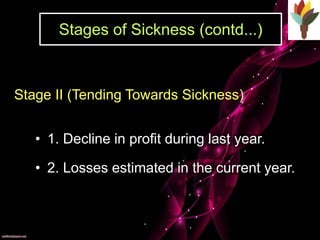Sick industries: The reasons and remedies for it (A case study in ...