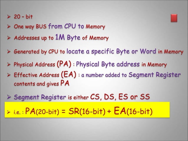 Buses and Addressing Modes.ppt | Computer Peripherals | Computing