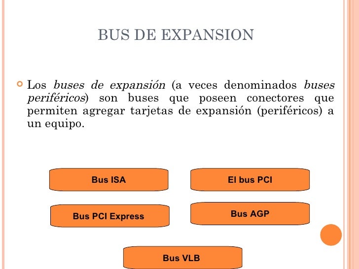 Buses o canales