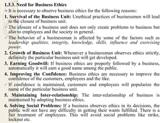 Bus Eth ch1 ppt.ppt material for the course business ethics and corporate social ...