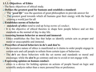 Bus Eth ch1 ppt.ppt material for the course business ethics and ...