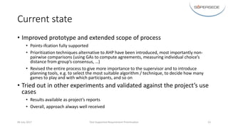 Tool-supported Collaborative Requirements Prioritisation | PDF