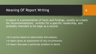 Characteristics of Report || Characteristics of Short Report ...