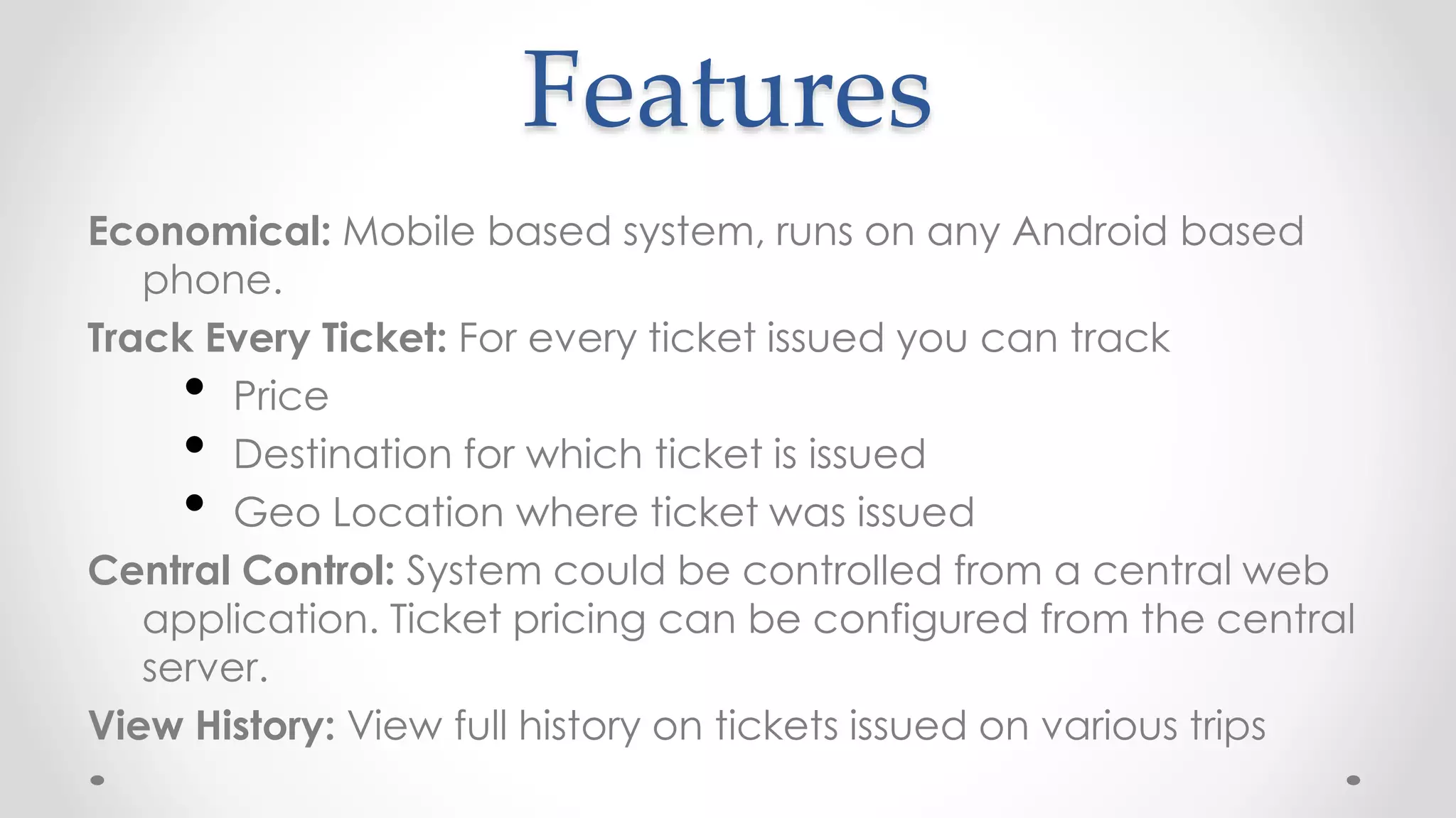 Bus fleet management system | PPTX
