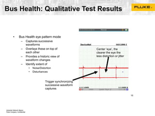 Industral Bus, Field Bus health test with scm125 b | PDF