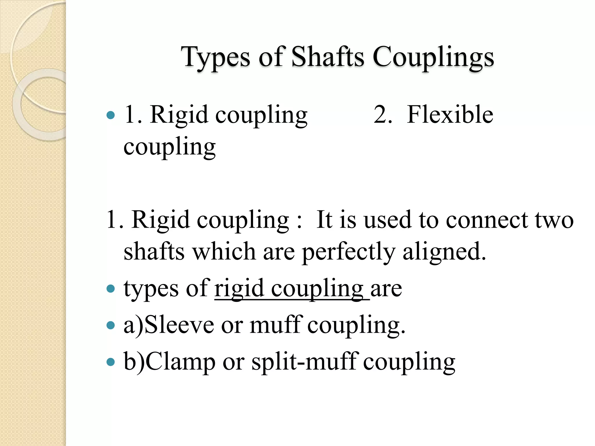 Bushed pin type flexible coupling | PPTX