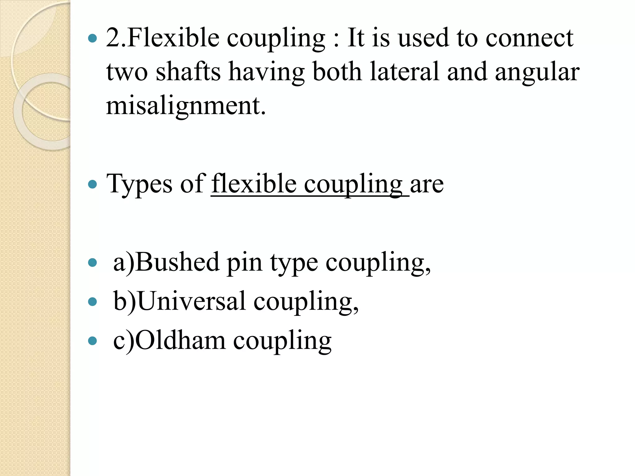 Bushed pin type flexible coupling | PPTX