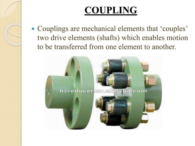 Bushed pin type flexible coupling | PPTX