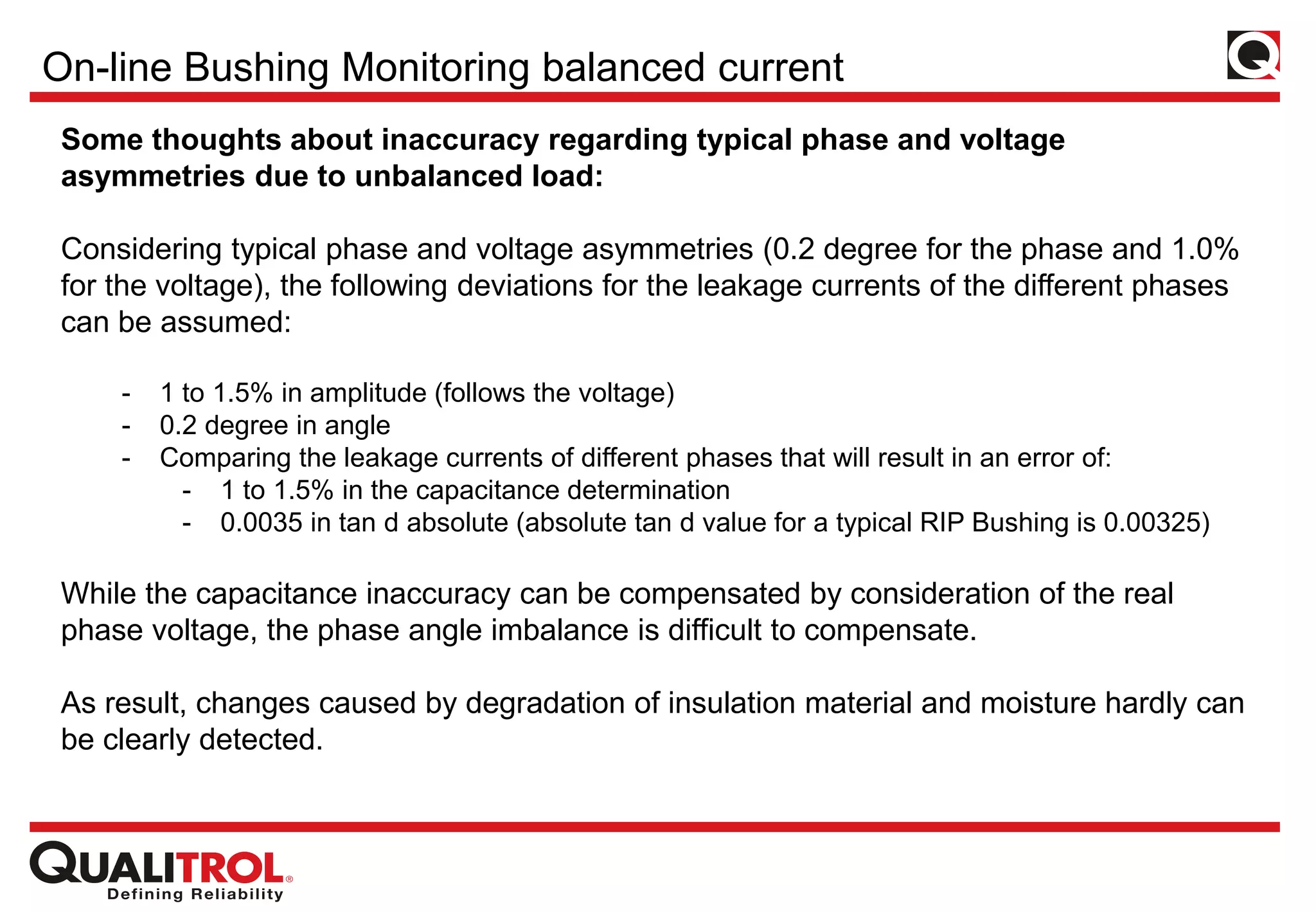 Qualitrol | Bushing Monitoring | PDF