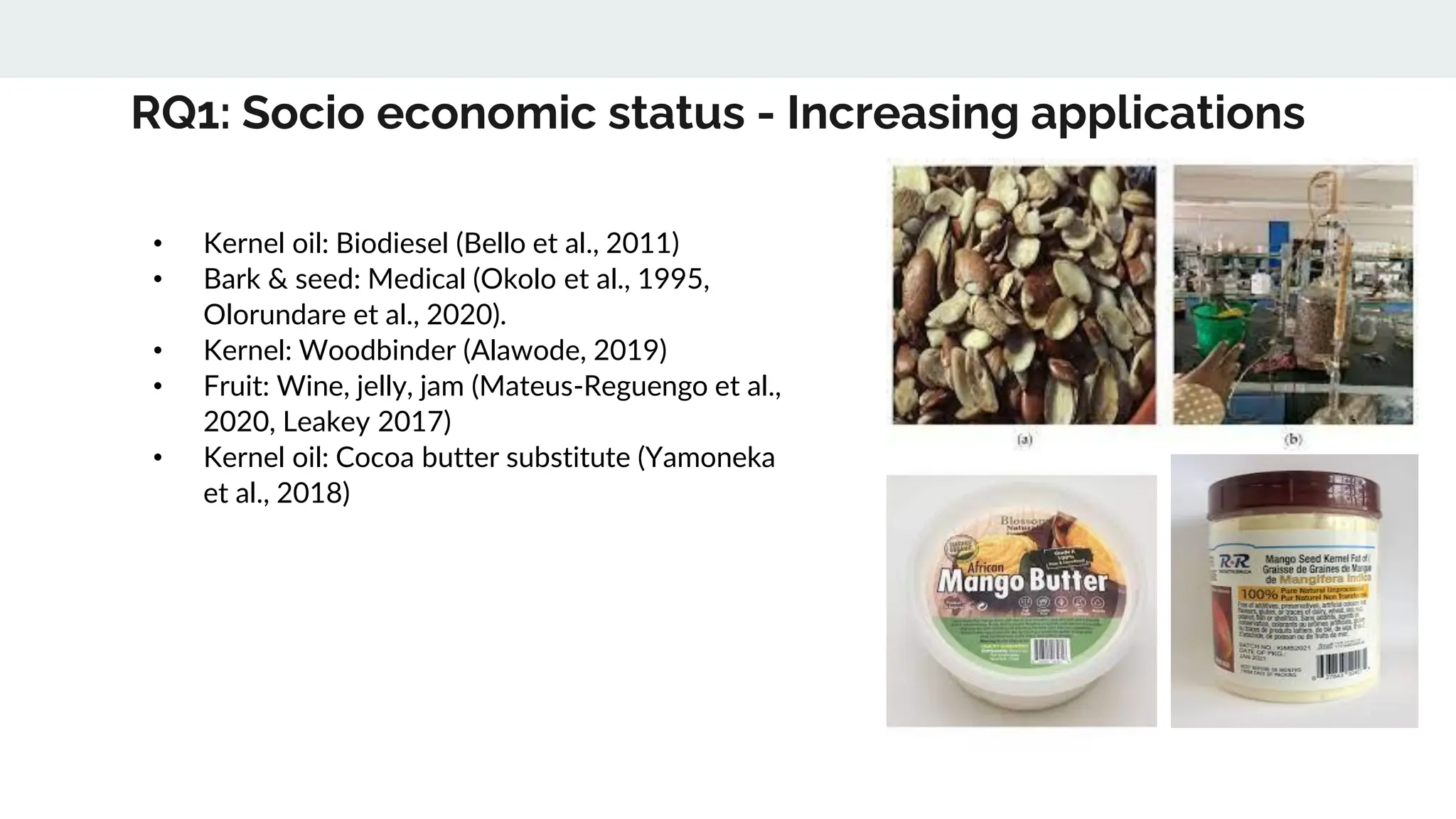 Bush mango use and trade in Cameroon - sustainability, equity and ...