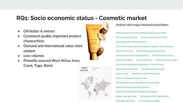 Bush mango use and trade in Cameroon sustainability, equity and ...