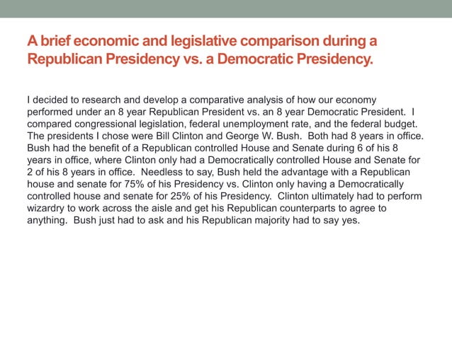 A Simple Comparison: Republican vs. Democrat | PPT