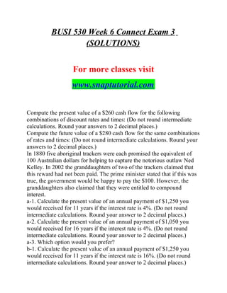 BUSI 530 EXceptional Education/snaptutorial.COM | DOC