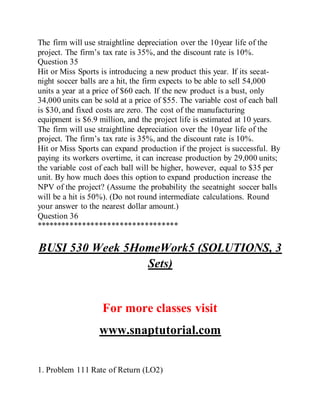 BUSI 530 Education Redefined / snaptutorial.com