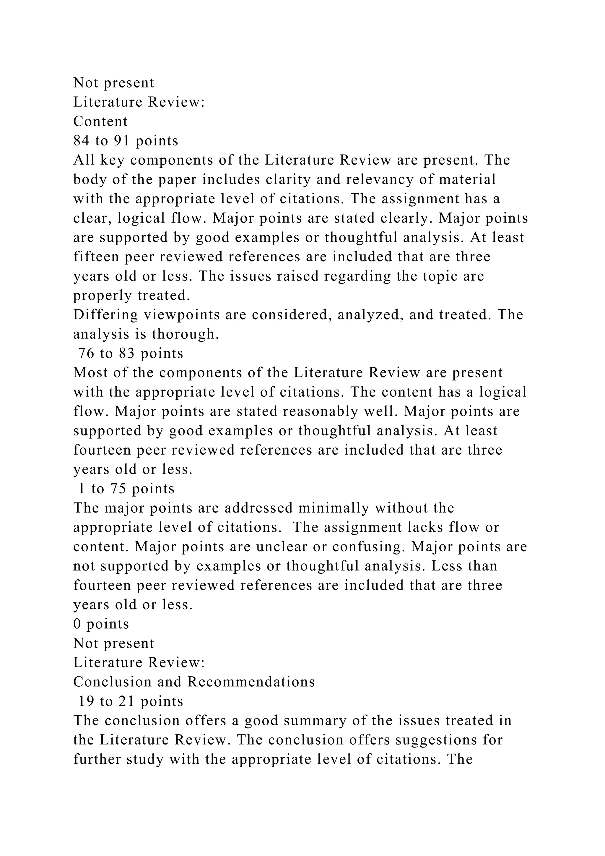 BUSI 610Literature Review Abstract Rubric(20 Points)Cr.docx