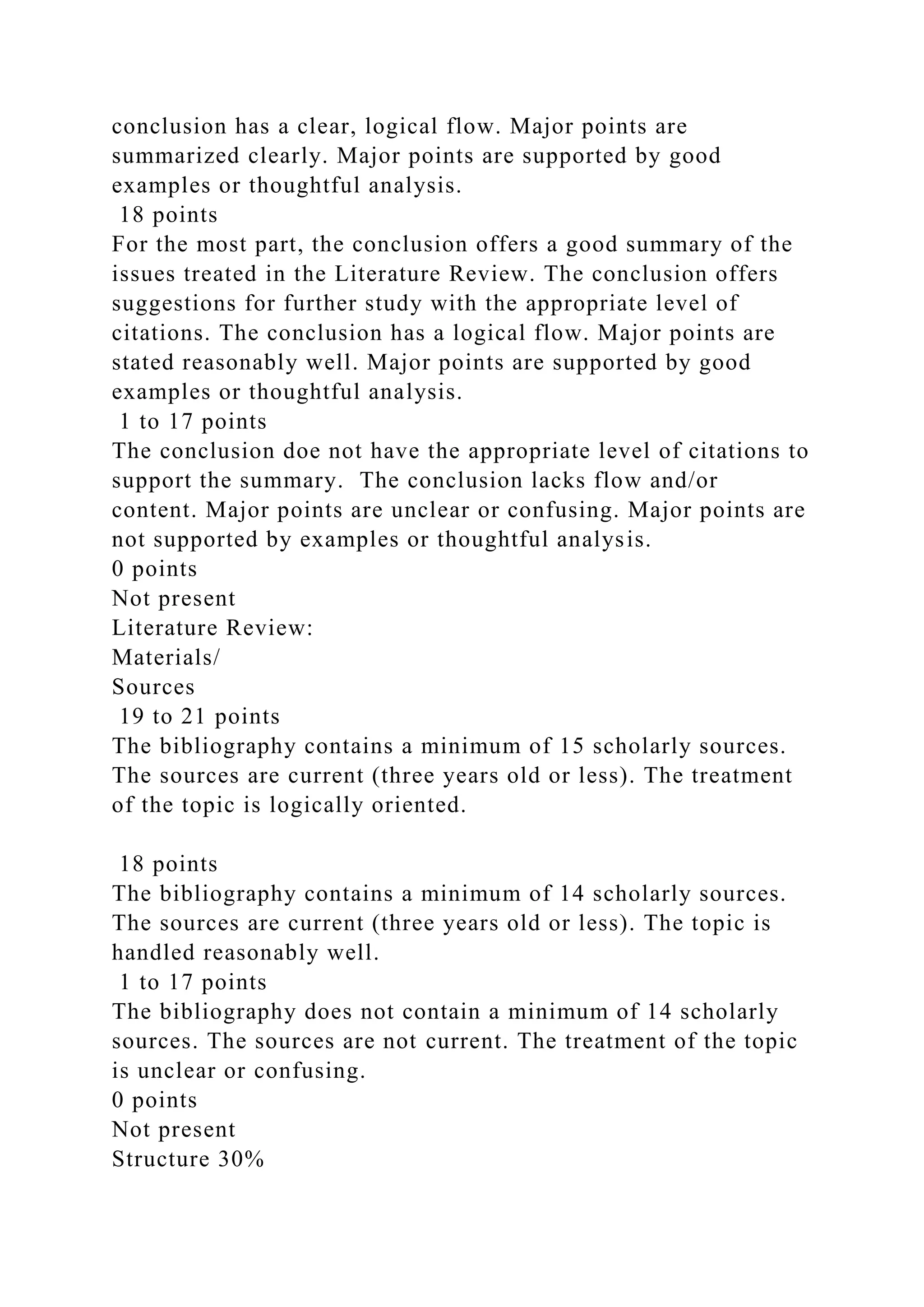 BUSI 610Literature Review Abstract Rubric(20 Points)Cr.docx