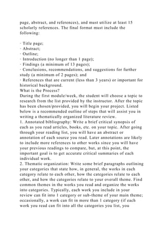 BUSI 610Literature Review Abstract Rubric(20 Points)Cr.docx