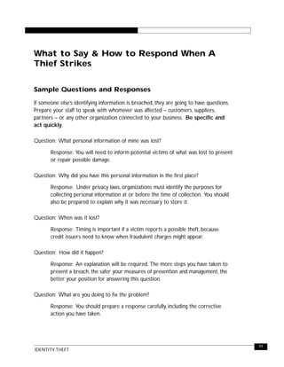 Business Identity Theft Kit | PDF