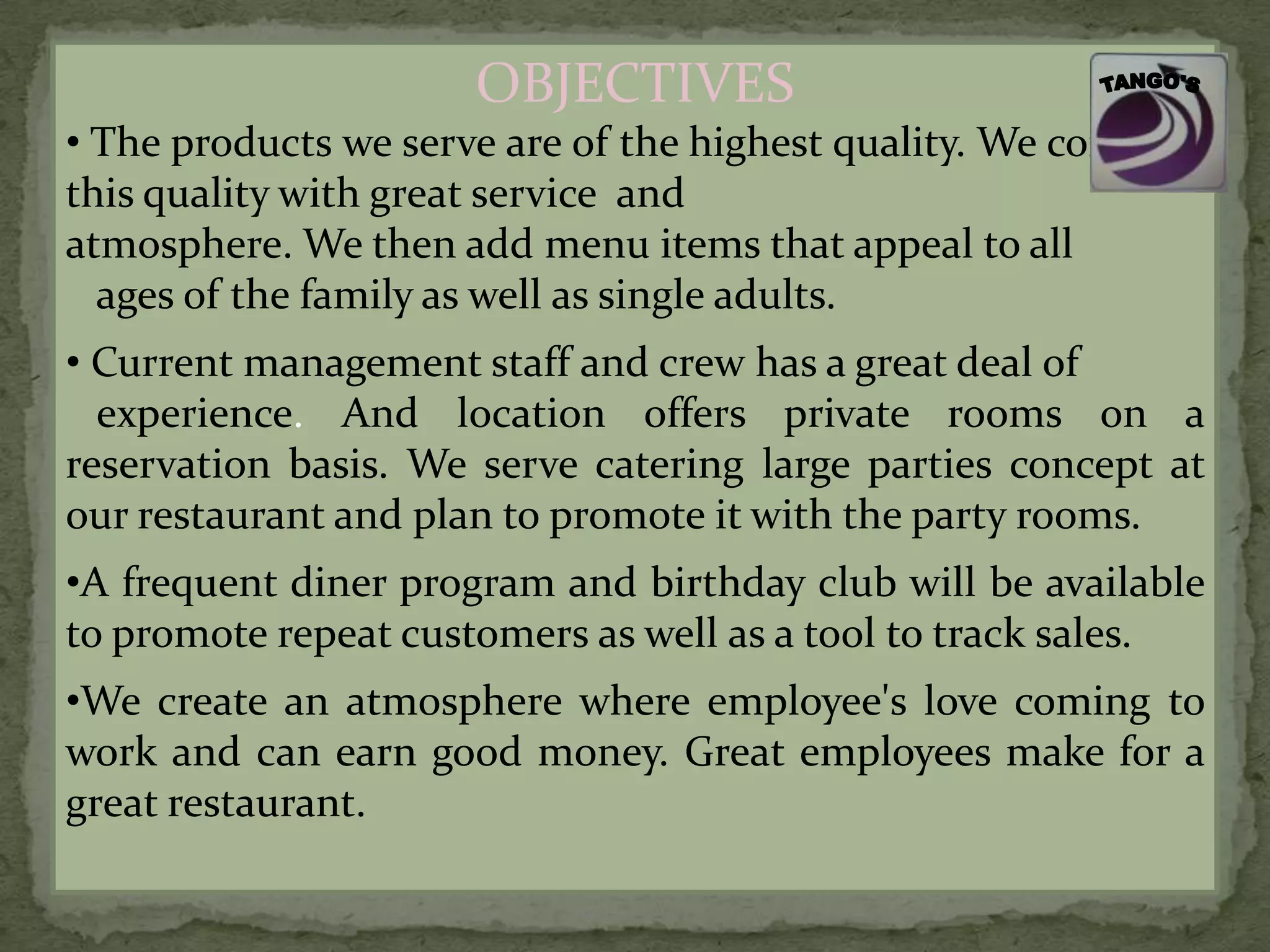 Business plan for fast food restaurant | PPTX