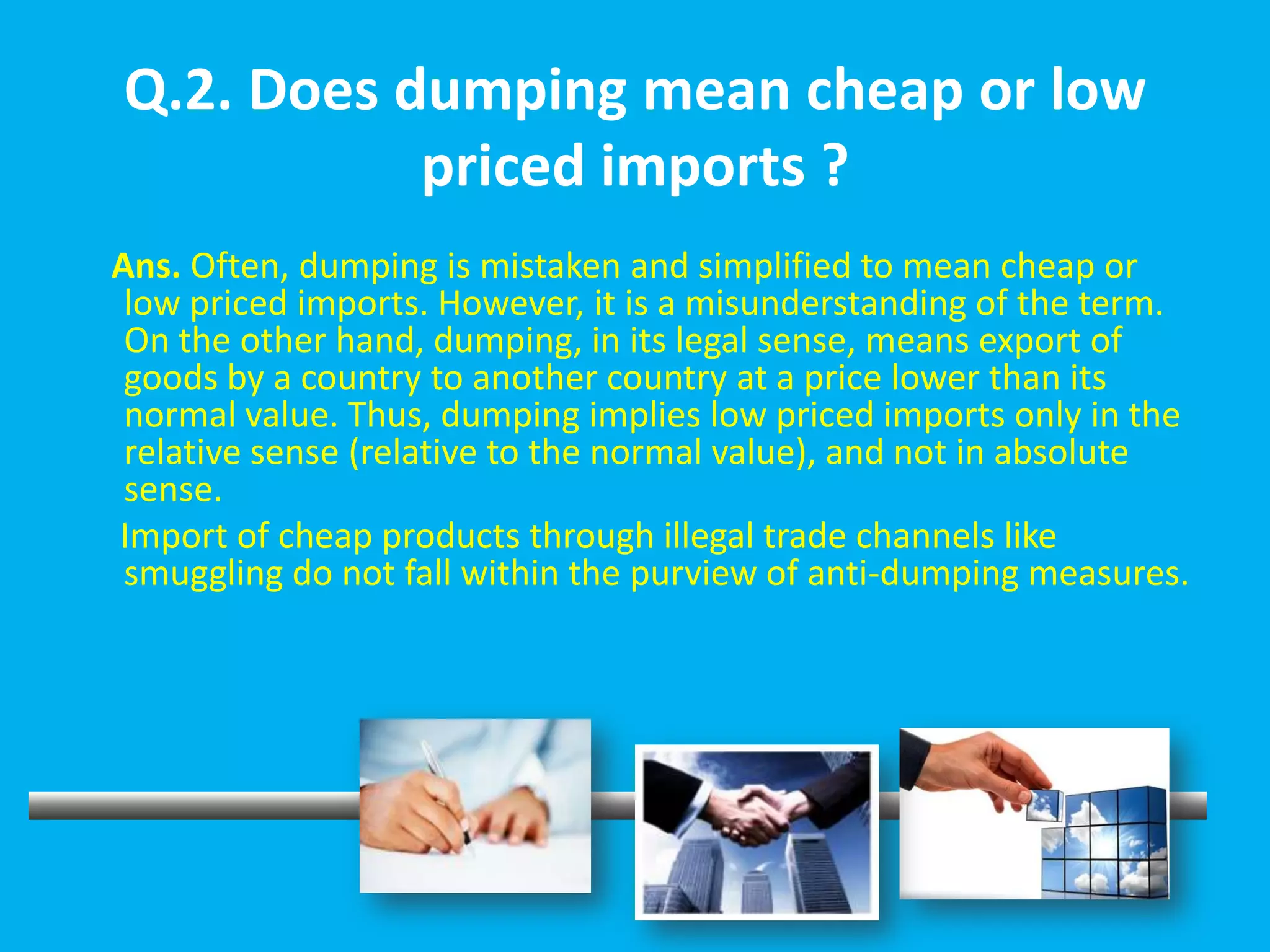 Anti-dumping concepts | PPTX