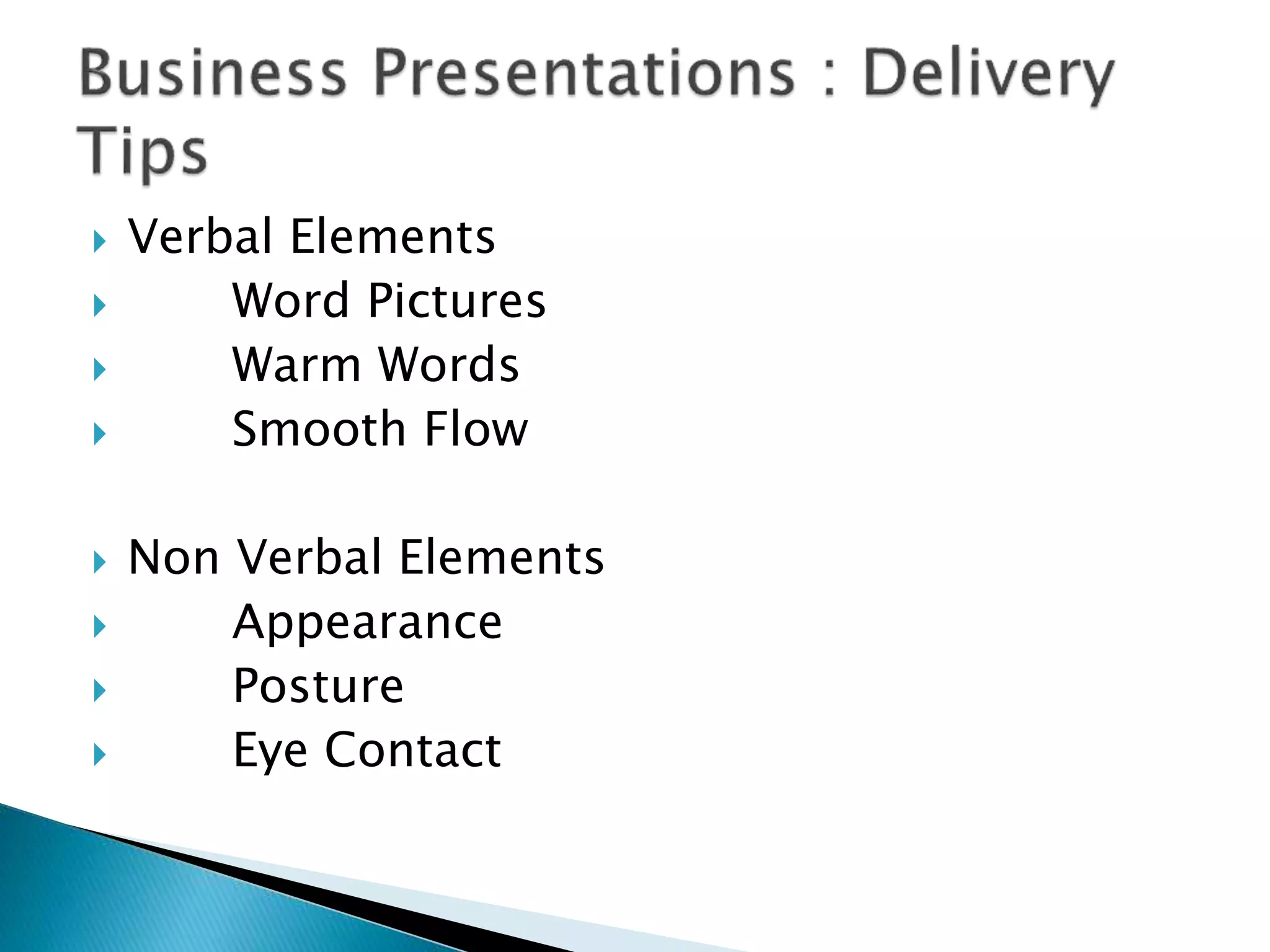 Business Presentations - What, When,how Types etc | PPTX