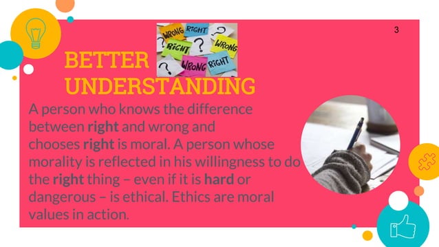 Role Of Ethics; Values And Morality In Business Management | PPTX