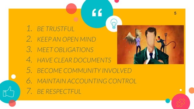 Role Of Ethics; Values And Morality In Business Management | PPTX